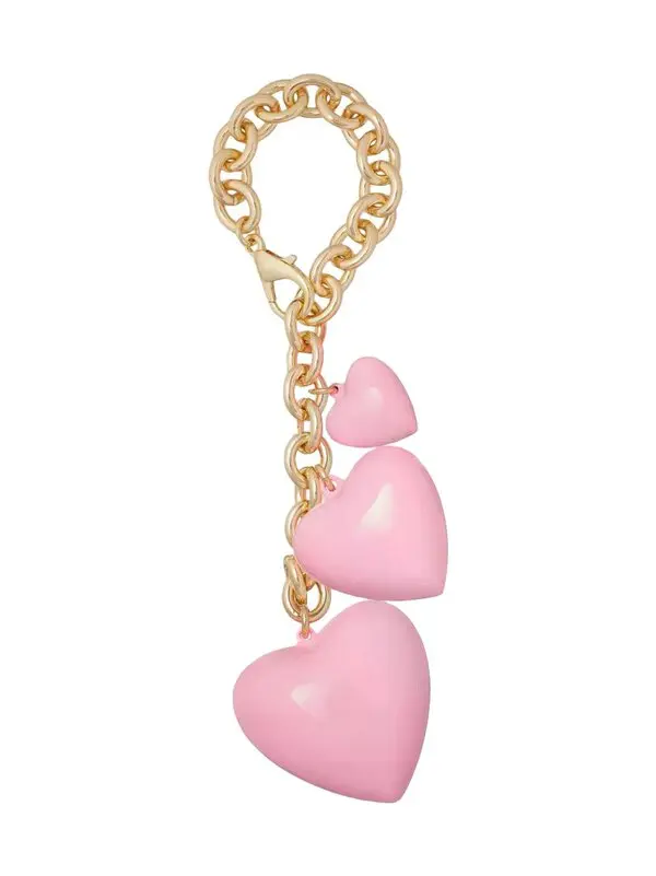 ROXANNE ASSOULIN The Puffy Triple Heart Bag Accessory - Gold
