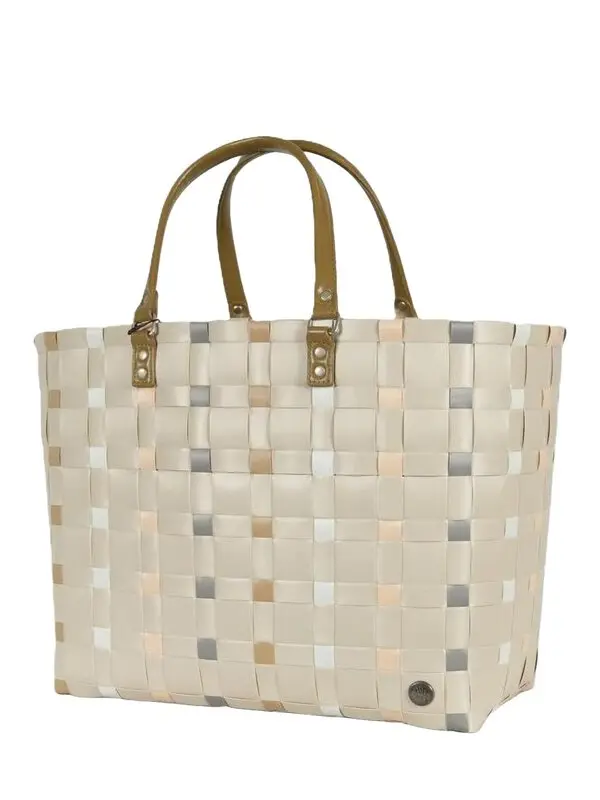 HANDED BY Dots Recycled Plastic Weekender Bag - Pale Grey Mix