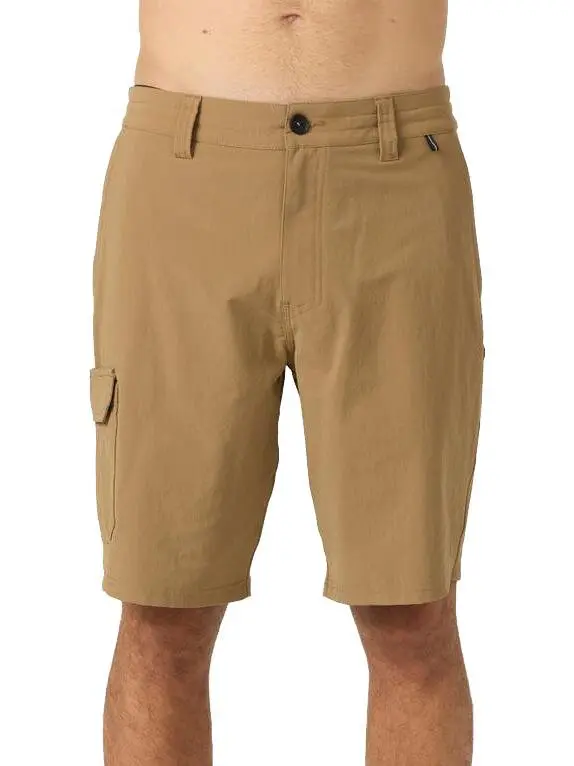 O'Neill Trvlr Hybrid Cargo Shorts - Dark Khaki