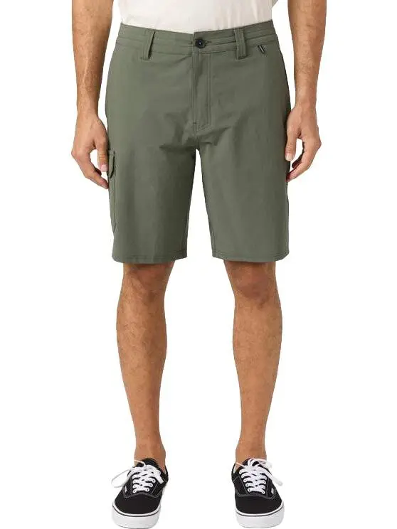 O'Neill Trvlr Hybrid Cargo Shorts - Dark Olive
