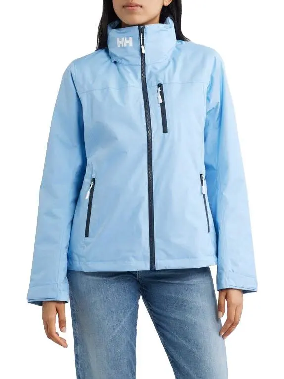 Helly Hansen Crew 2.0 Waterproof Hooded Sailing Jacket - Bright Blue