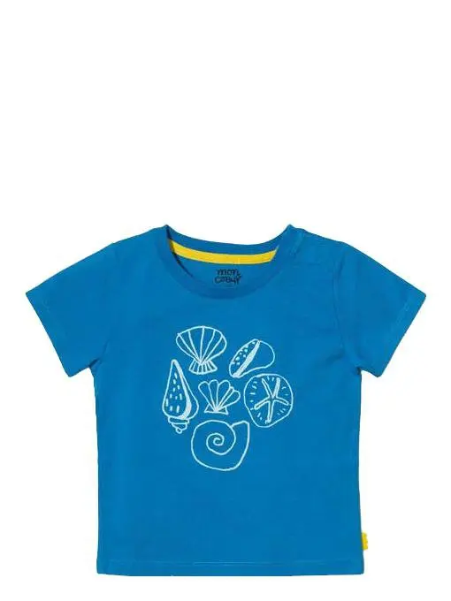 MON COEUR Recycled Cotton & Organic Cotton Graphic T-shirt - French Blue