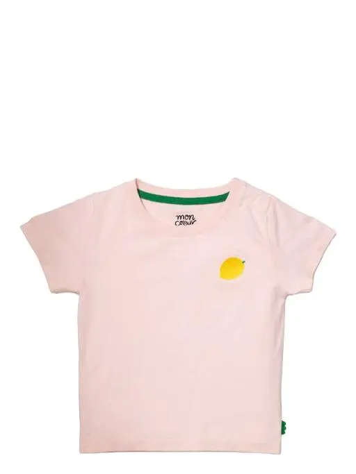 MON COEUR Recycled & Organic Cotton Graphic T-shirt - Pinkesque