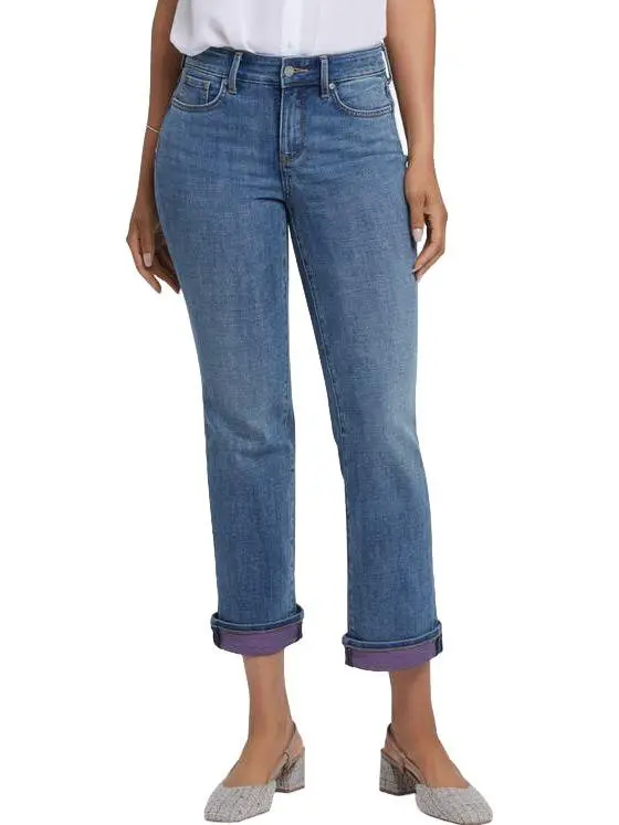 NYDJ Marilyn Ankle Straight Leg Jeans - Majorca Bay