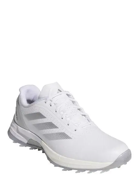 Adidas Adizero Zg Golf Shoe - White/ Silver Met./ Grey Two