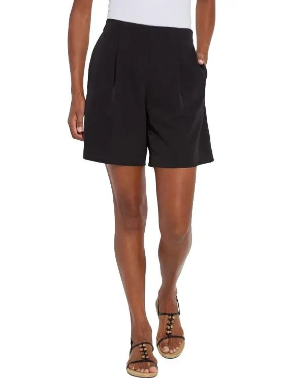 Lyssé Dia Pleated Shorts - Black