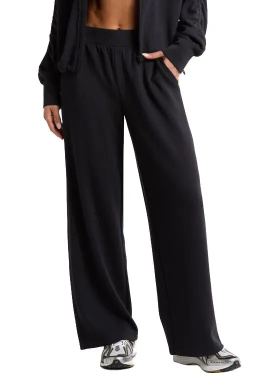 Zella High-waist Straight-leg Pants - Black