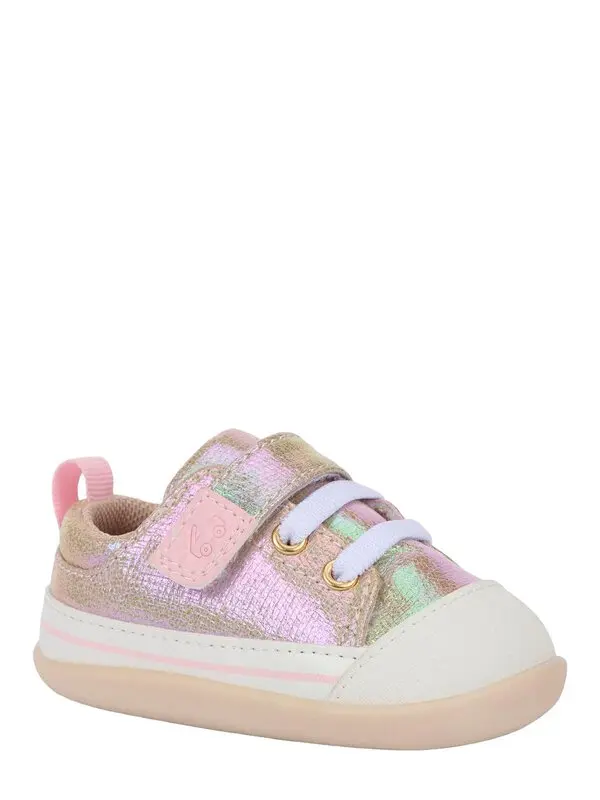 See Kai Run Mini Stevie Shimmer Sneaker - Gold Metallic