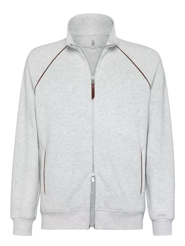 Brunello Cucinelli Zip-up Sweater - Grey