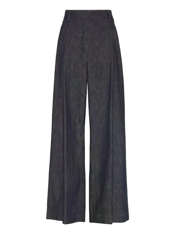 Brunello Cucinelli Wide-leg Jeans - Blue