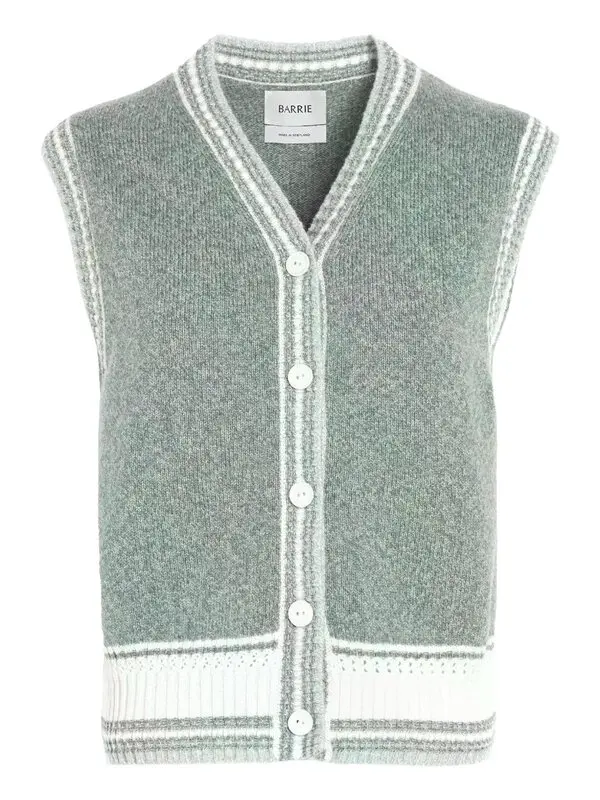 BARRIE Cashmere Cardigan - Blue