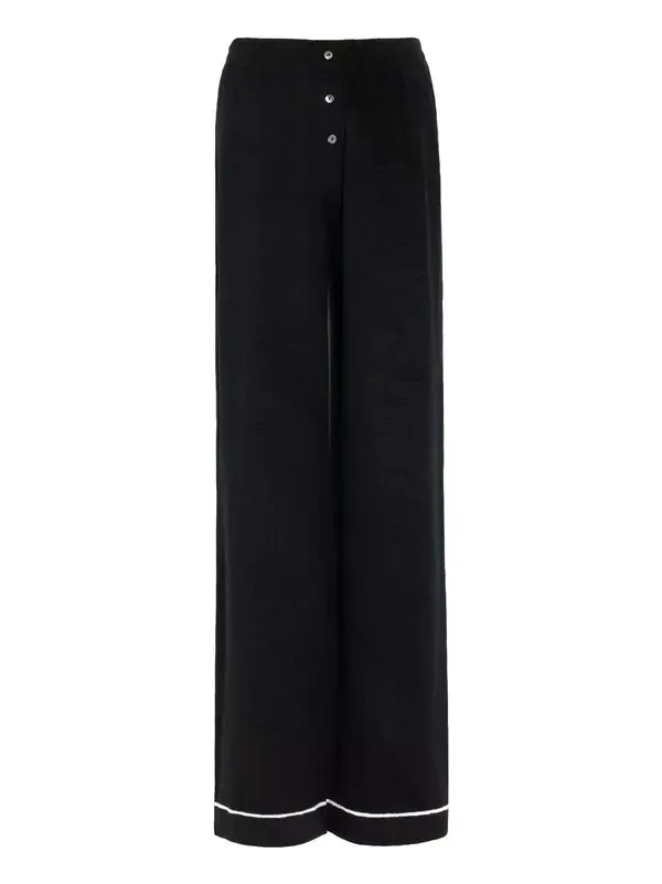 BARRIE Ultra-fine Trousers - Black