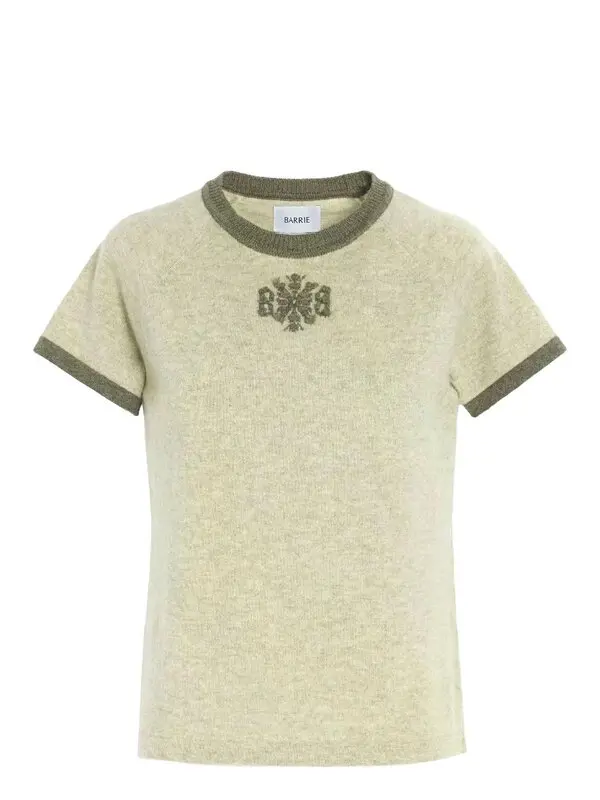 BARRIE Cashmere T-shirt - Green