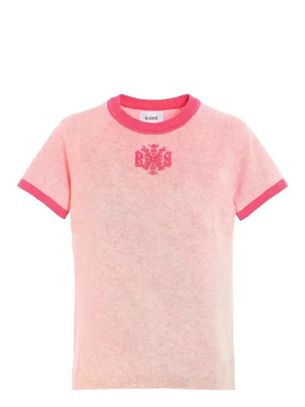 BARRIE Cashmere T-shirt - Pink