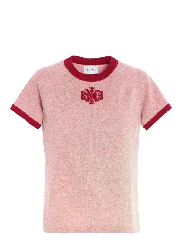 BARRIE Cashmere T-shirt - Pink