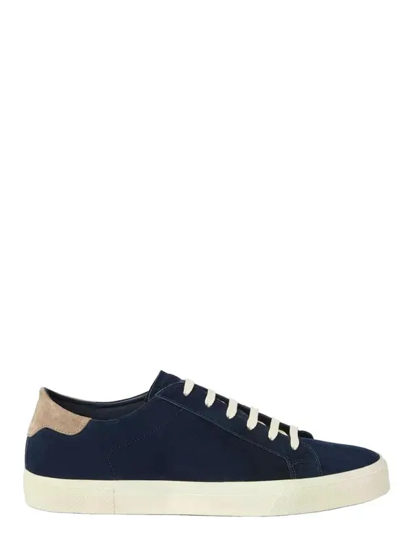 Brunello Cucinelli Suede Low Top Sneakers - Blue