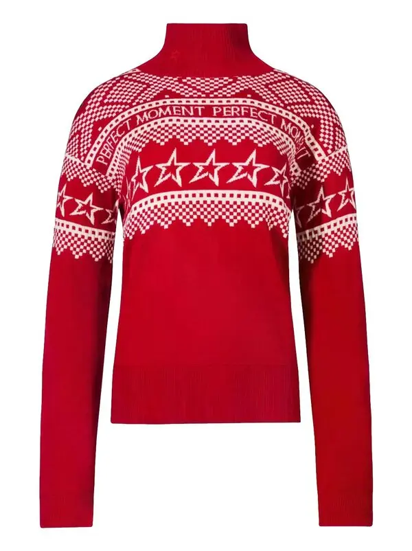 Perfect Moment Holiday Sweater - Red