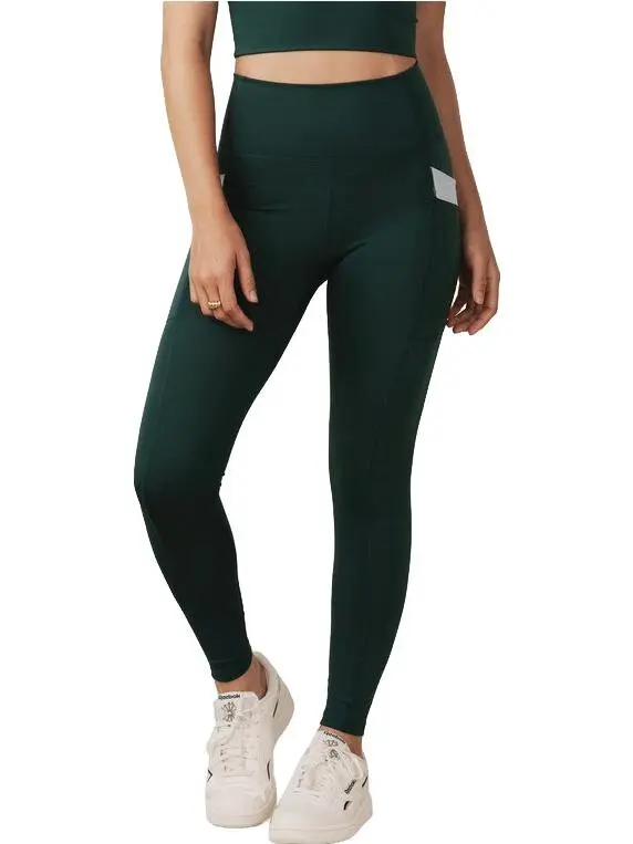 LOSANO Criss-cross Pocket Legging - Green