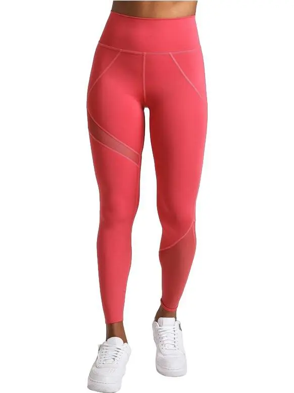 LOSANO Mesh Panel Legging - Pink