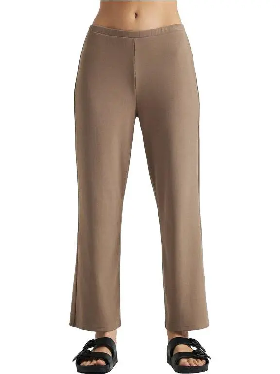 LOSANO Off-duty Ribbed Lounge Pant - Natural