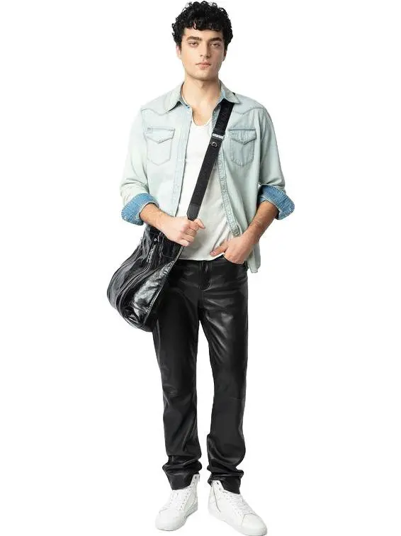 Zadig&Voltaire Saby Denim Shirt - Blue