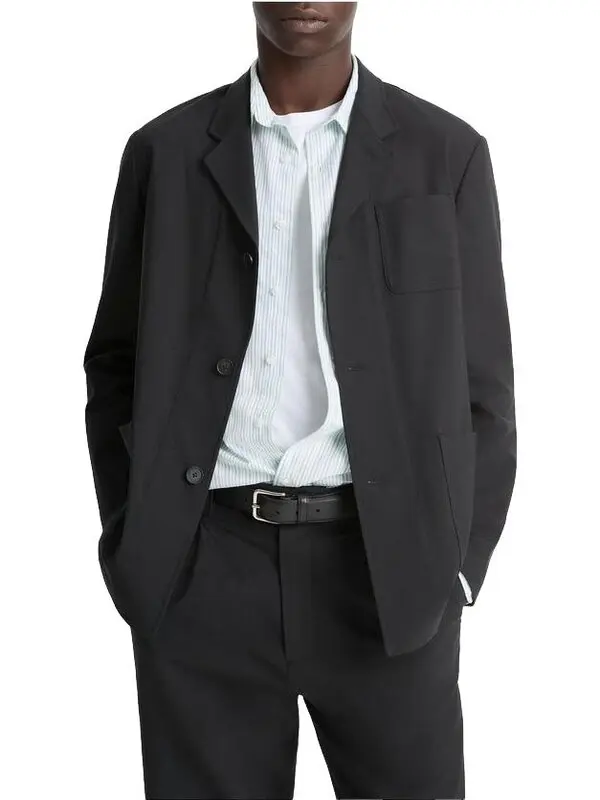 Vince Tailored Utility Blazer - Black