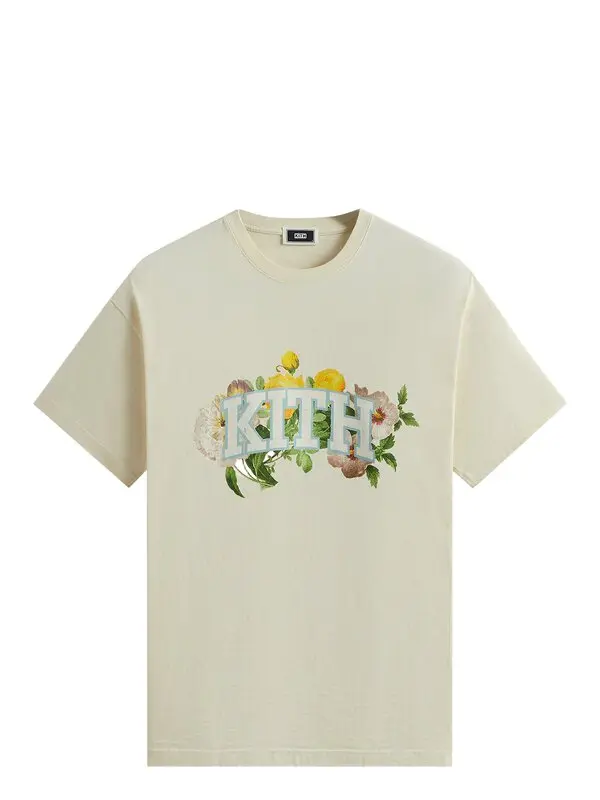 Kith Floral Arch Vintage Tee - Cream