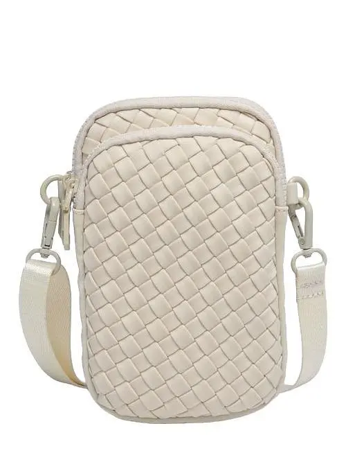 SOL AND SELENE Divide & Conquer Woven Neoprene Bag - Cream