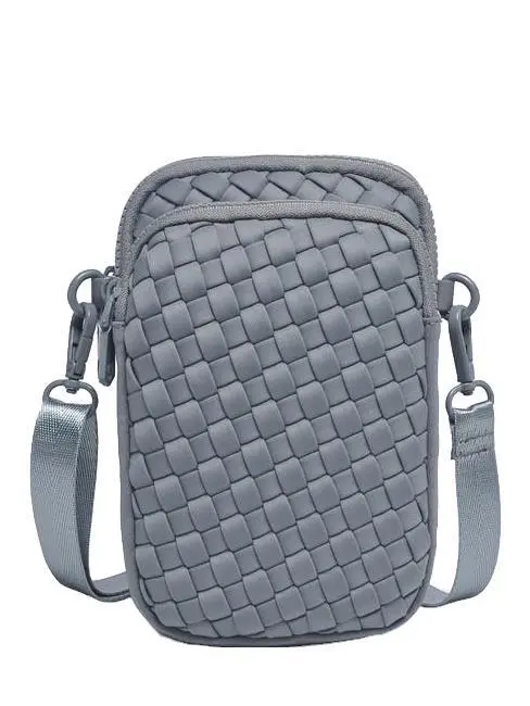 SOL AND SELENE Divide & Conquer Woven Neoprene Bag - Grey