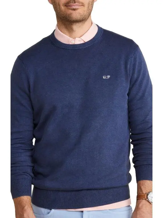 Vineyard Vines Garment Dyed Cotton Crewneck Sweatshirt - Nautical Navy