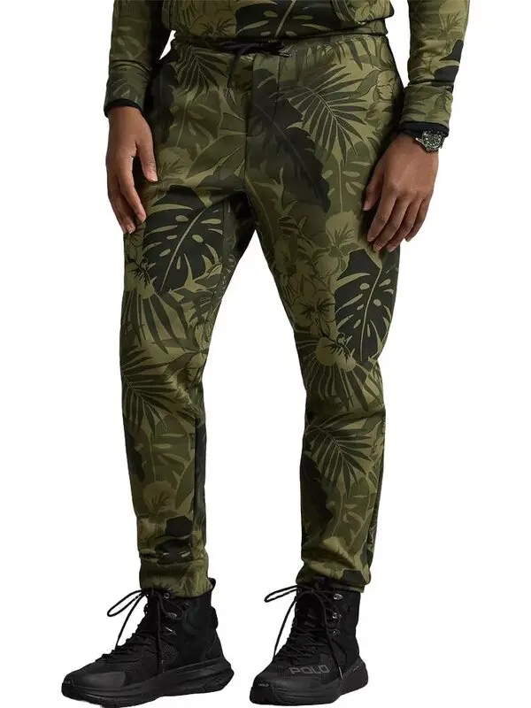 Polo Ralph Lauren Big & Tall Palm-camo Double-knit Joggers - Palm Cove Camo