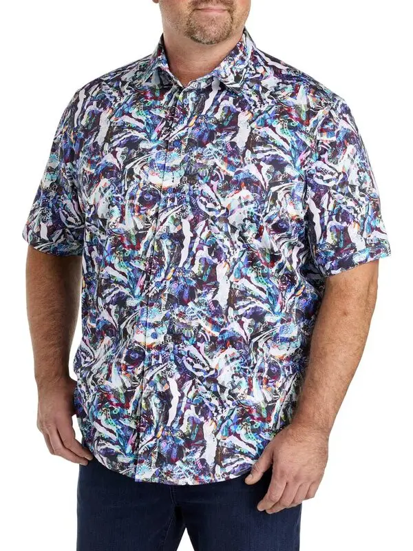ROBERT GRAHAM DXL Big & Tall Boyd Sport Shirt - Multi