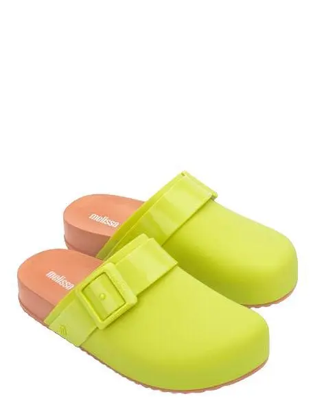 Melissa Cozy Clog - Green/ Brown