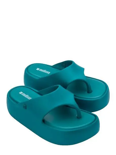 Melissa Free Platform Flip Flop - Teal