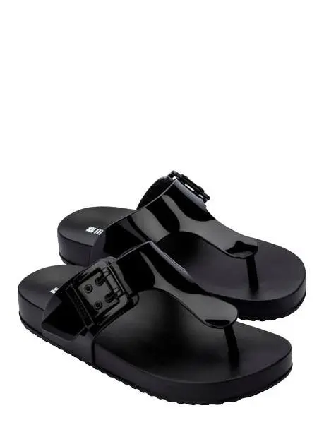 Melissa Cozy Platform Flip Flop - Black