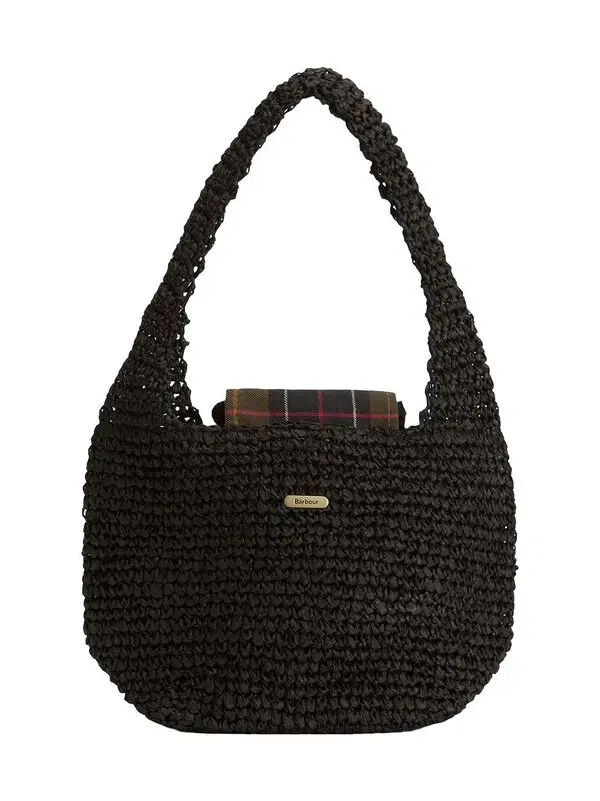 Barbour Lily Crochet Mini Tote - Black