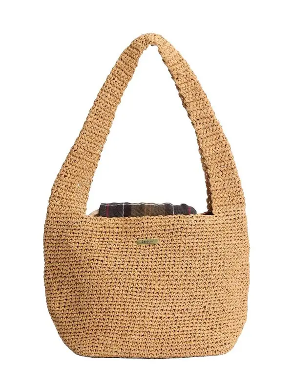 Barbour Lily Crochet Mini Tote - Natural
