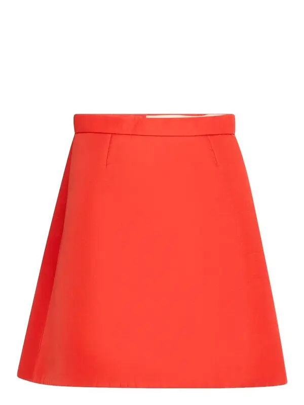 Marc Jacobs Aline Silk-blend Skirt - Red