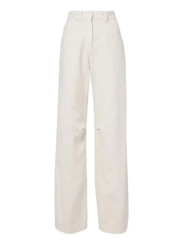 Brunello Cucinelli Wide-leg Jeans - White