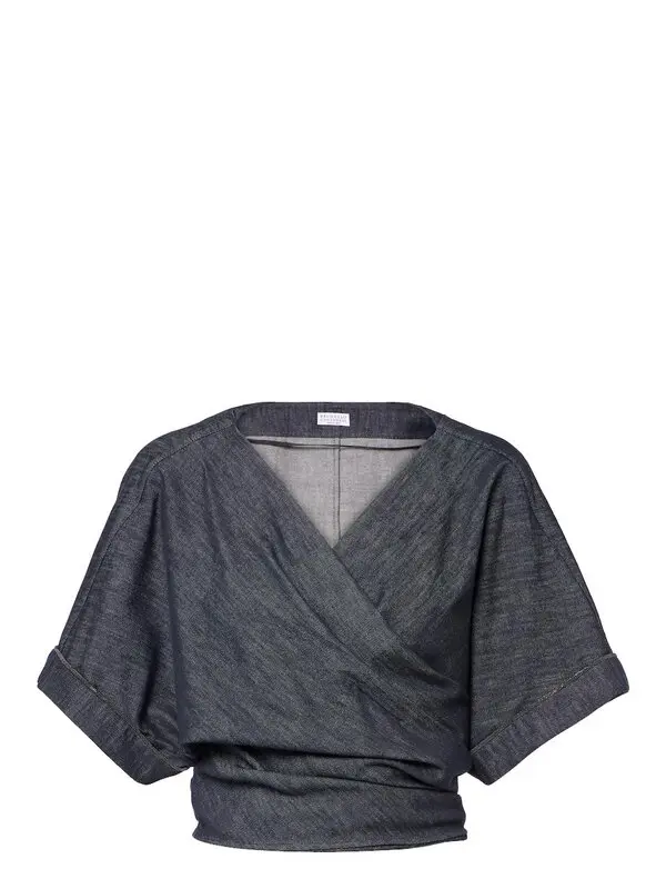 Brunello Cucinelli Cotton T-shirt - Blue