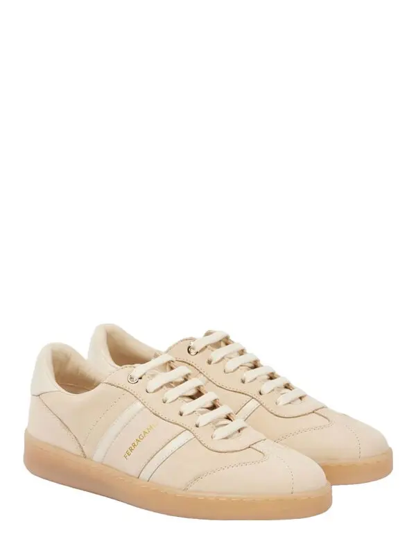 FERRAGAMO Achille 1 Leather Sneakers - White