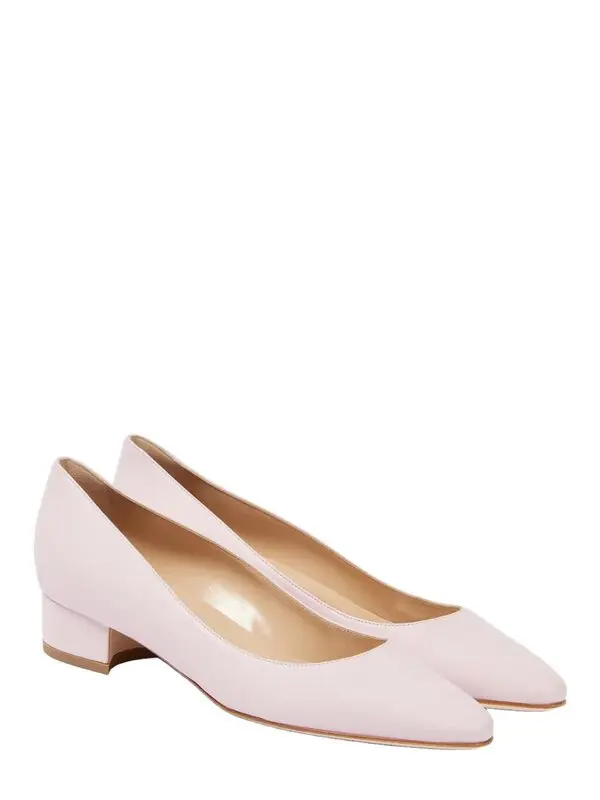 Manolo Blahnik Lista 30 Leather Pumps - Pink