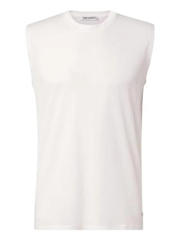 Our Legacy Breathe Cotton Jersey Tank Top - White