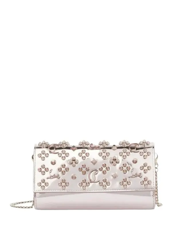 CHRISTIAN LOUBOUTIN - Christian Louboutin Paloma Leather Clutch