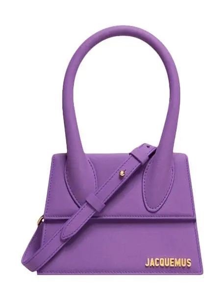 Jacquemus Le Chiquito Moyen Signature Handbag - Purple