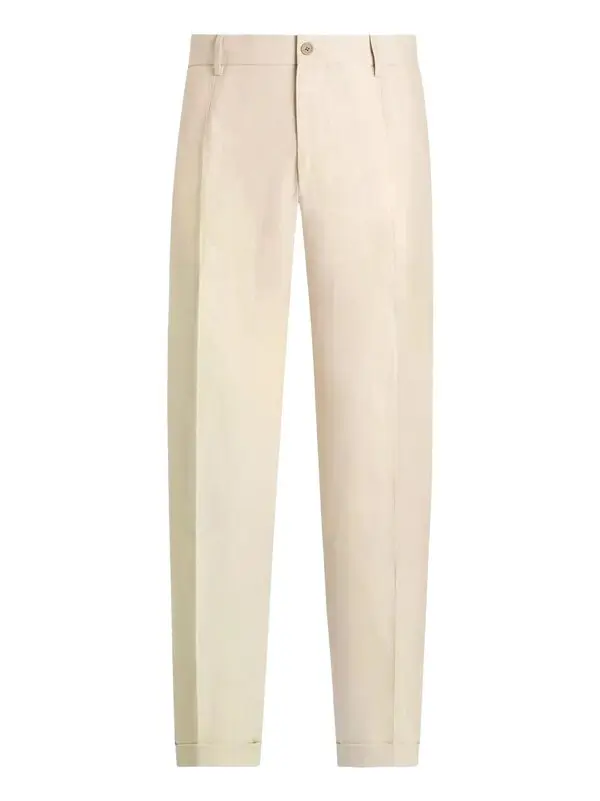 Dolce & Gabbana Straight-leg Tailored Trousers - Neutrals