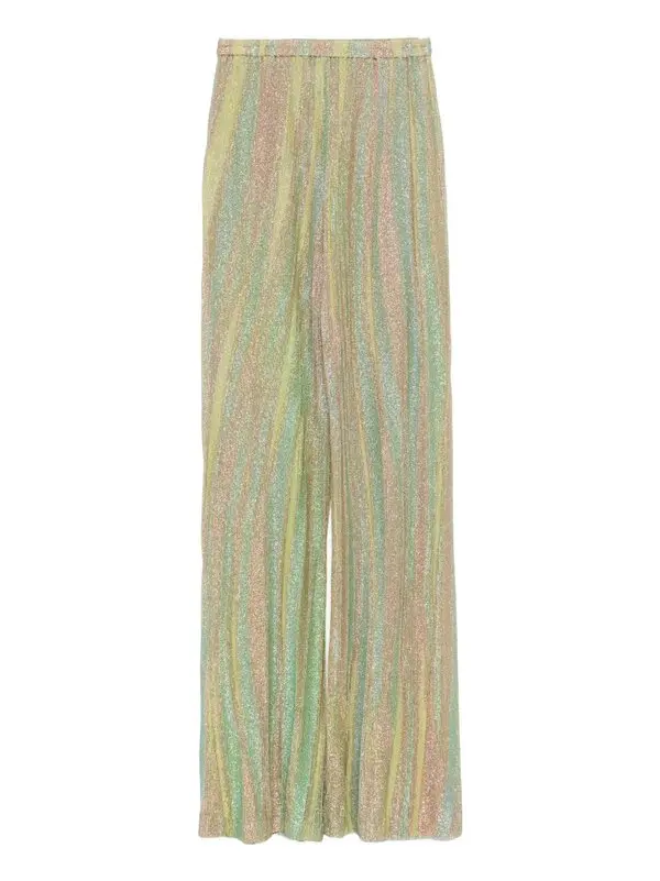 FORTE_FORTE Lurex Trousers - Green