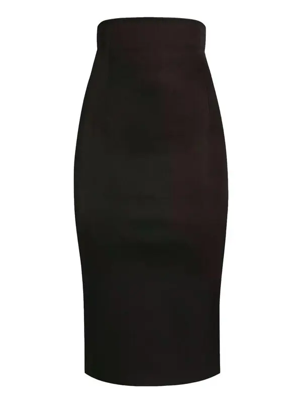 Dolce & Gabbana High-waist Midi Skirt - Black