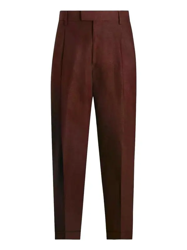 Dolce & Gabbana Straight-leg Tailored Trousers - Brown