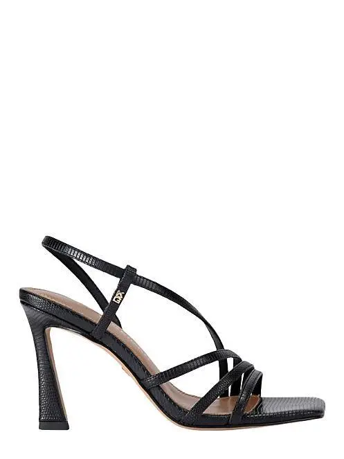 Kurt Geiger Sweetie 95 Strappy Faux-leather Sandals - Black